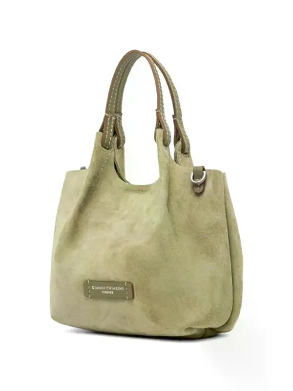 GIANNI CHIARINI Logo-plaque Tote Bag - Green