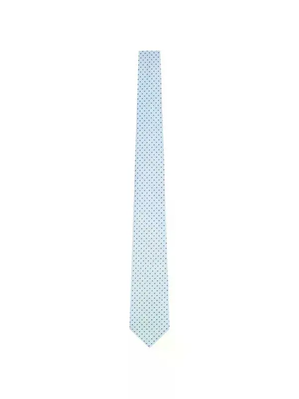 Emporio Armani Patterned Tie - Blue