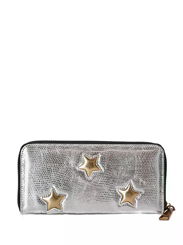 Kurt Geiger Kensington Star-detail Zip Wallet - Grey