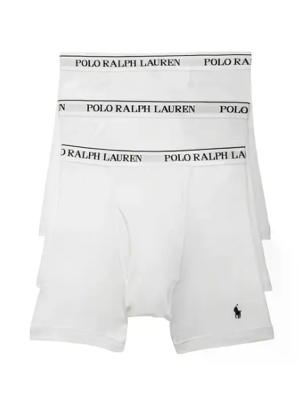 Polo Ralph Lauren Logo Boxer Briefs - White