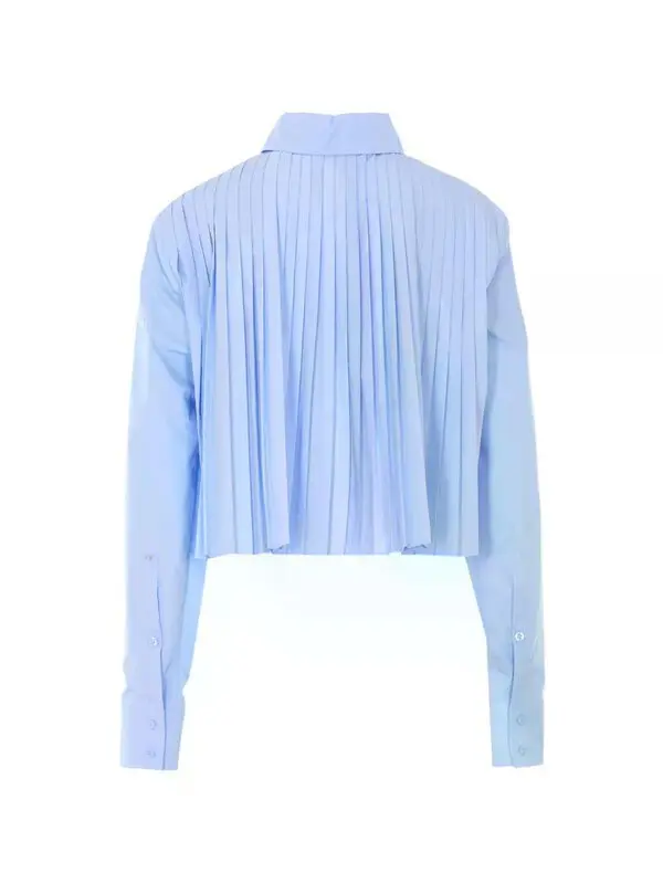 Sportmax Pleated Cotton Shirt