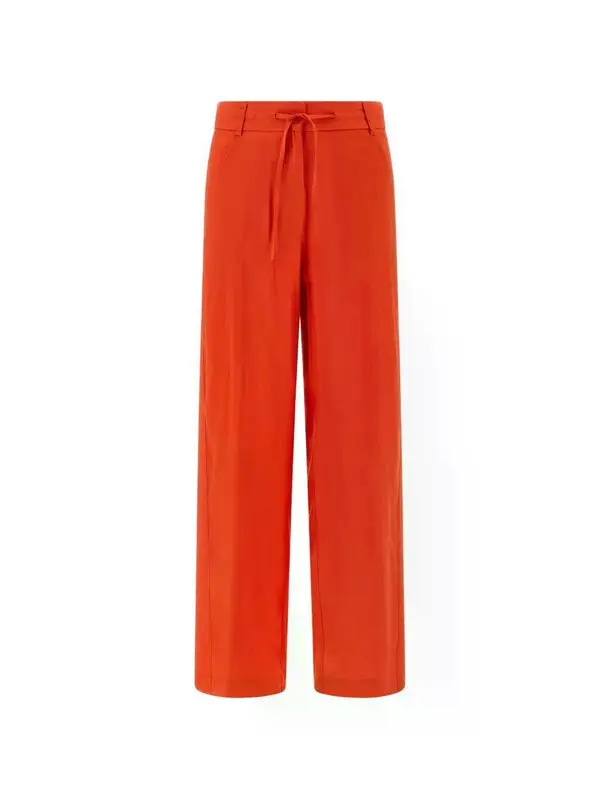 NUDE Drawstring Trousers - Orange