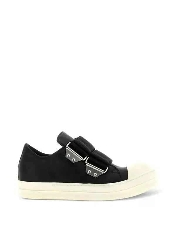 Rick Owens Low Leather Sneakers - Black