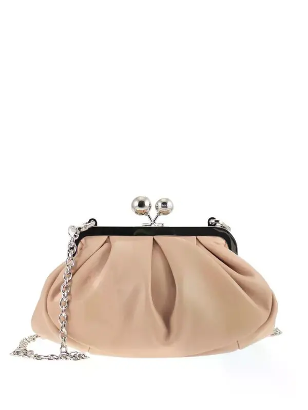 Max Mara Small Pasticcino Boule Chain Leather Shoulder Bag - Pink