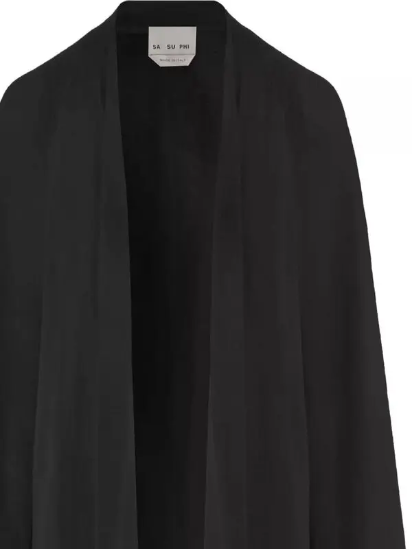 SA SU PHI Open-front Long-sleeve Coat