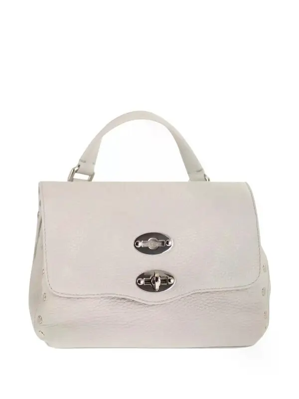 ZANELLATO Postina Grained Leather Tote Bag - White