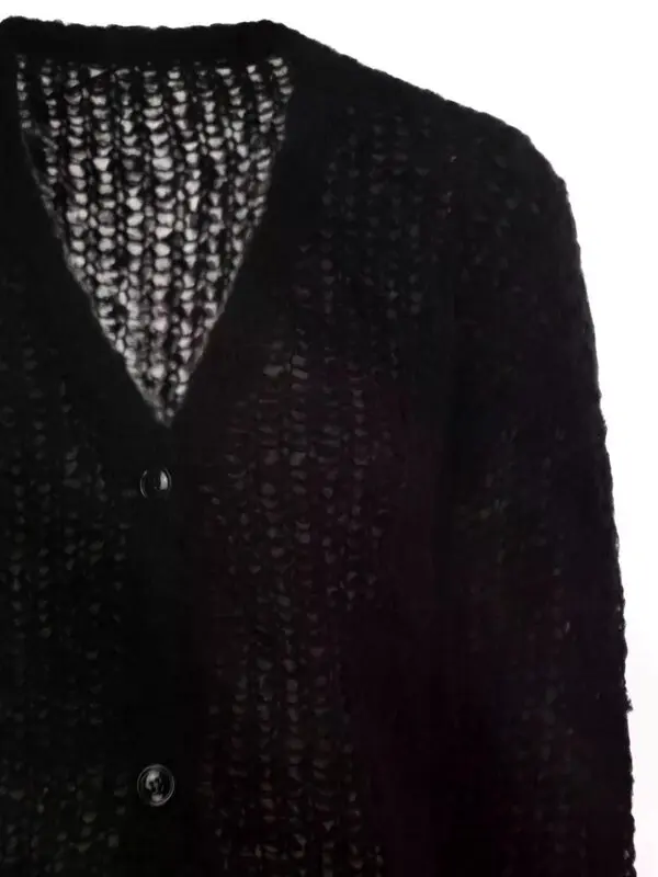 Max Mara Textured V-neck Cardigan