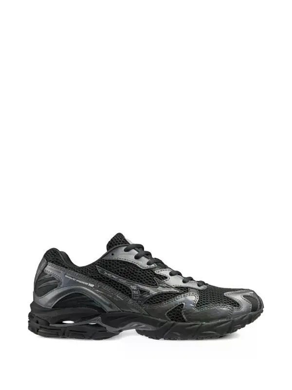Mizuno Wave Rider Lace-up Sneakers - Black
