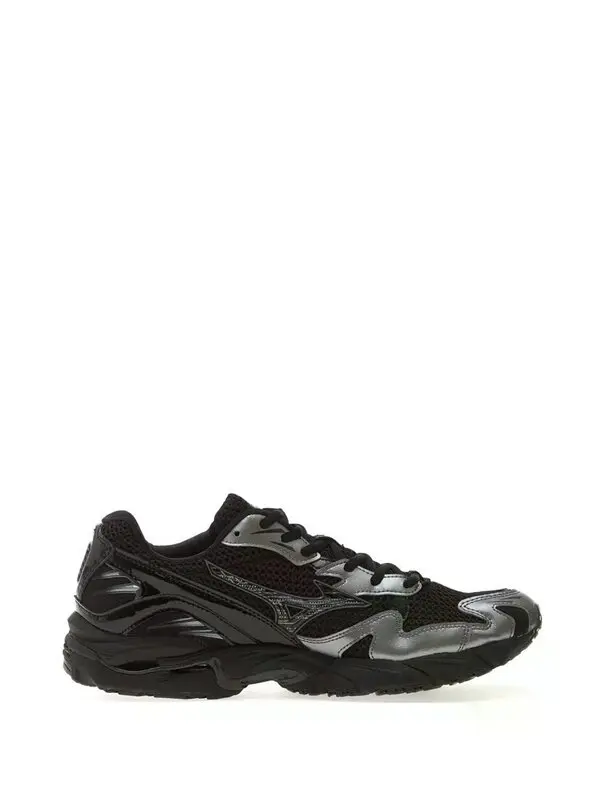 Mizuno Wave Rider Lace-up Sneakers - Black
