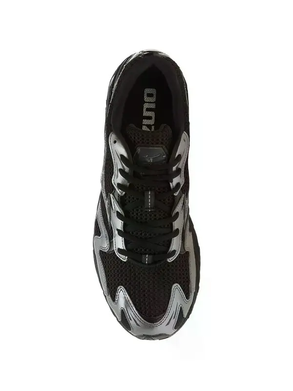 Mizuno Wave Rider Lace-up Sneakers - Black