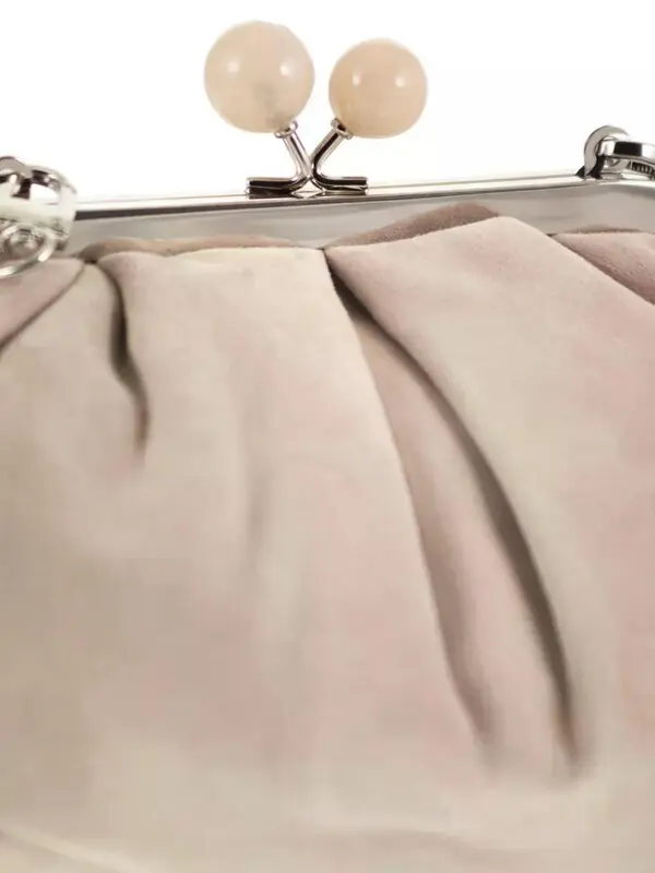 Max Mara Suede Clutch Bag - Neutrals