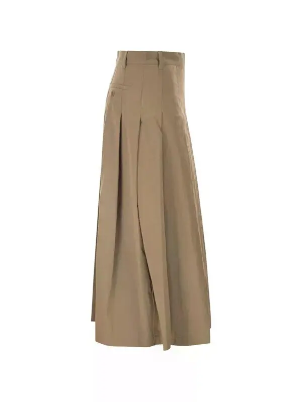Max Mara Pleated A-line Skirt