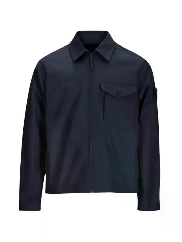 Stone Island All-wheather Zip Jacket - Blue