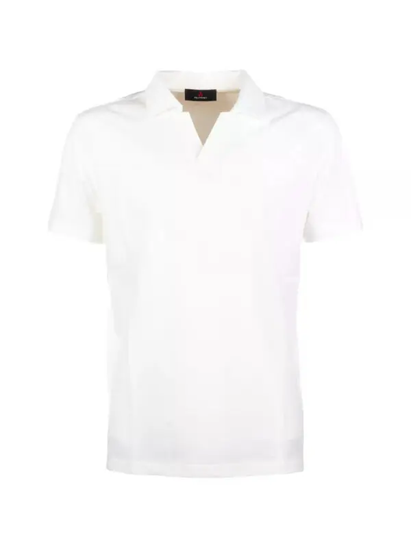 Peuterey V-neck Polo Shirt - White