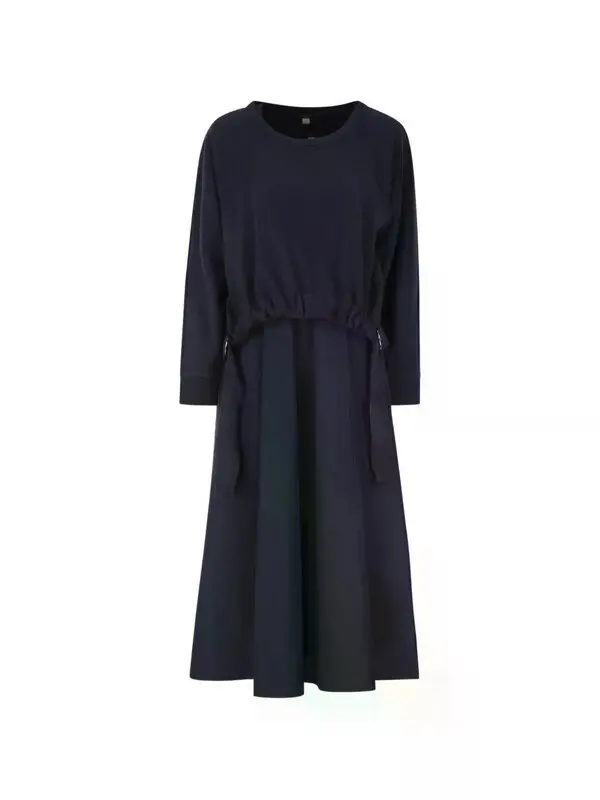 Max Mara Wkddestino Drawstring Waist Two-piece Midi Dress - Blue