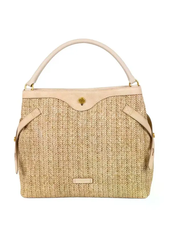 GIANNI CHIARINI Claudette Woven Tote Bag - Neutrals