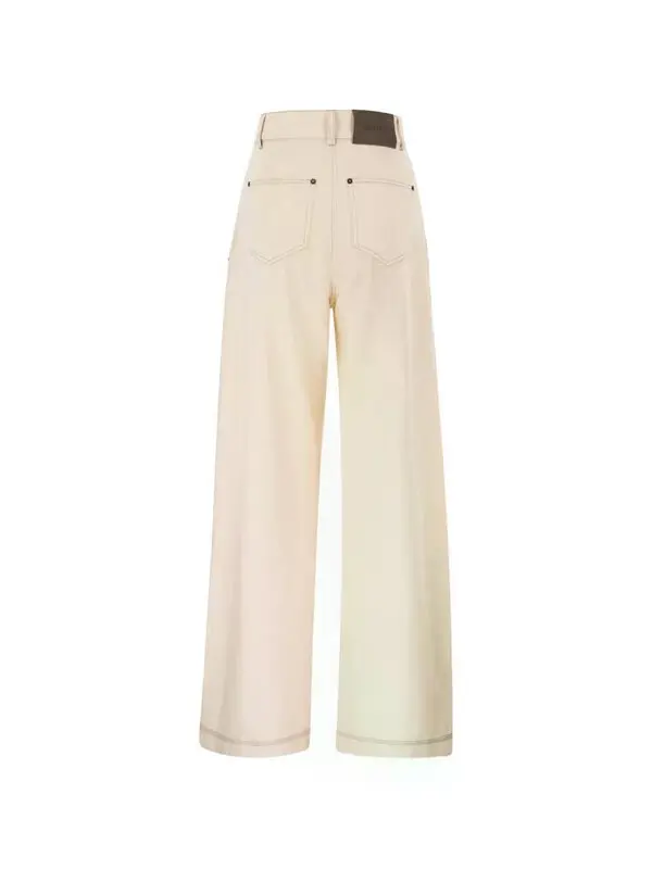 Max Mara Wide-leg Five-pocket Trousers