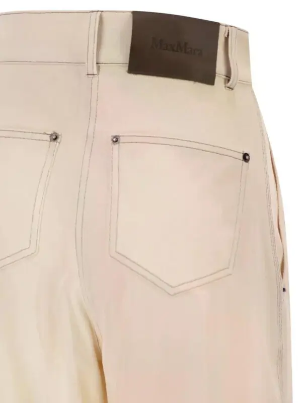 Max Mara Wide-leg Five-pocket Trousers