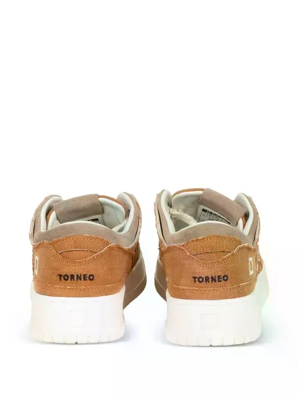 D.a.t.e. Fringed Leather Sneakers - Brown