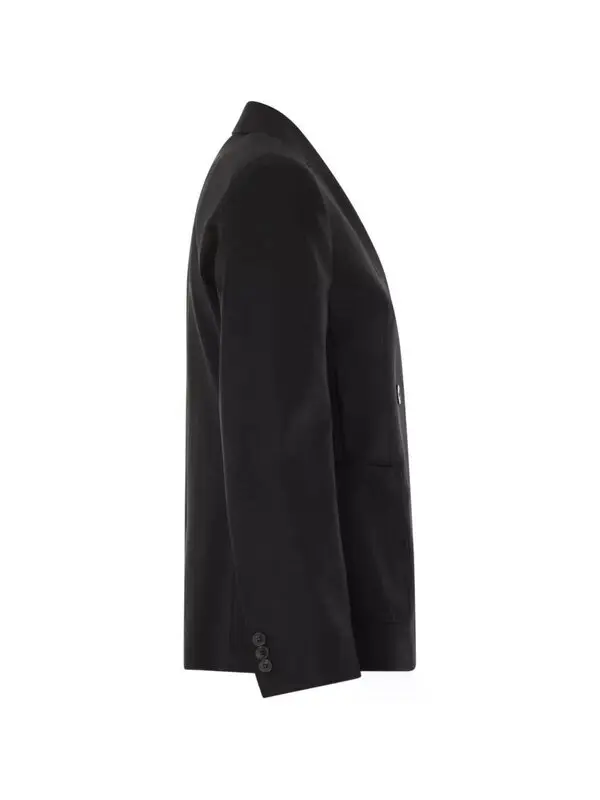 Max Mara Double-breasted Notched Wool Blazer