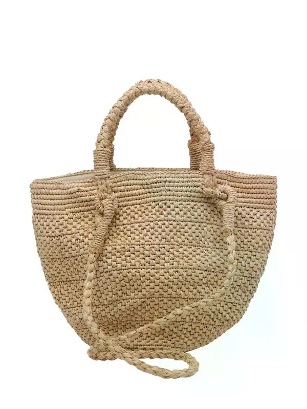 IBELIV Raffia Tote Bag - Neutrals