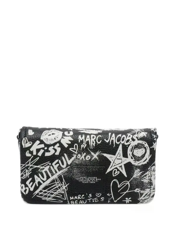 Marc Jacobs Mini Punk Scribble Leather Crossbody Bag