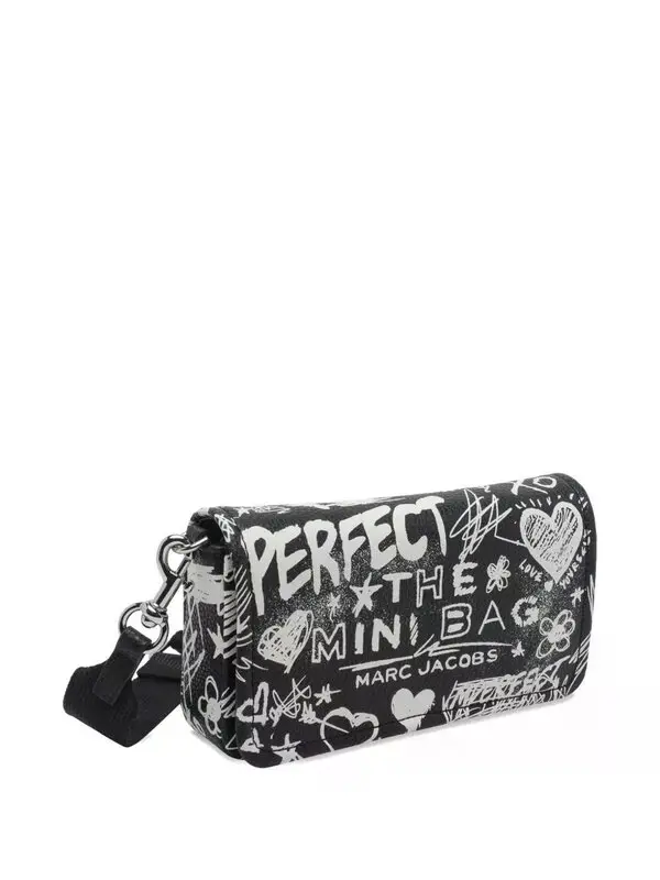 Marc Jacobs Mini Punk Scribble Leather Crossbody Bag