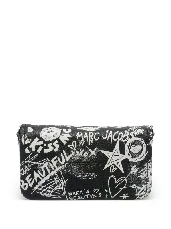 Marc Jacobs Mini Leather Crossbody Bag - Black