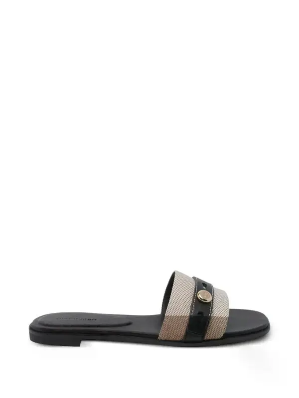 Tory Burch Romy Round-toe Slides - Neutrals