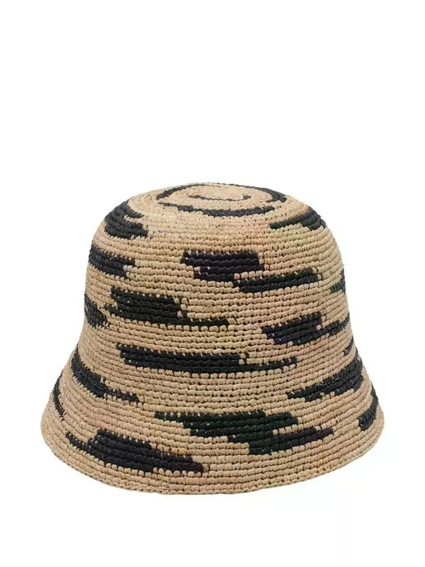 IBELIV Raffia Bucket Hat - Neutrals