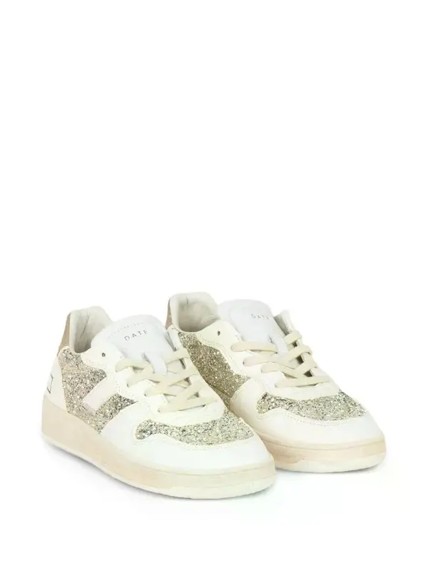 D.a.t.e. Court 2.0 Glitter Sneakers