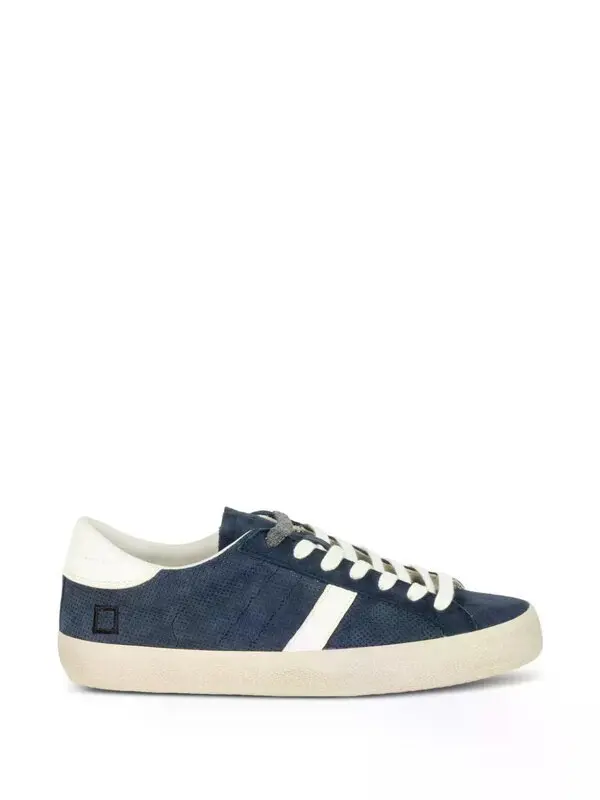 D.a.t.e. Perforated Sneakers - Blue