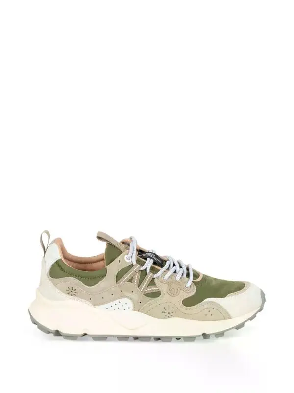 FLOWER MOUNTAIN Yamano 3 Lace-up Sneakers - Green