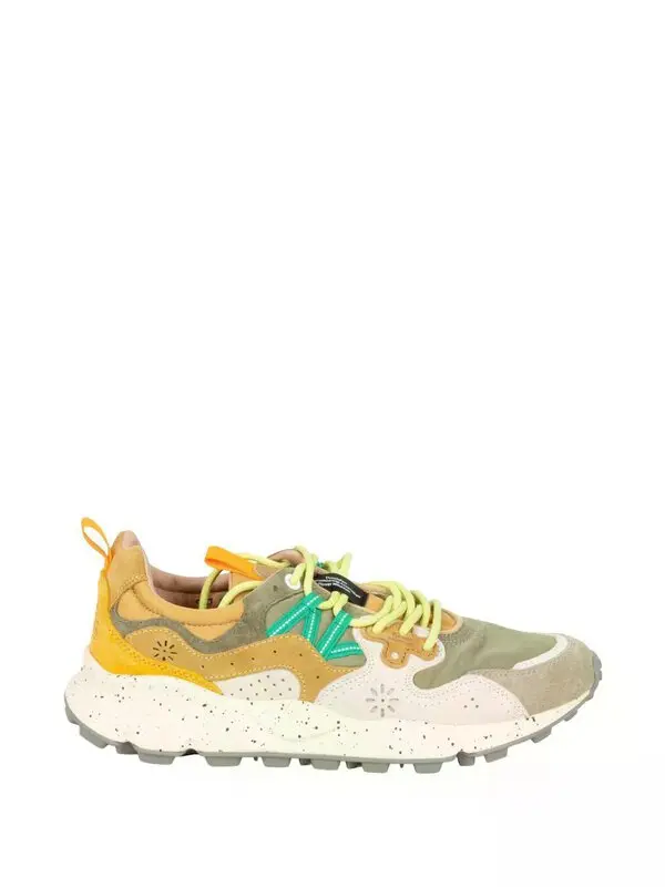 FLOWER MOUNTAIN Yamano 3 Applique Sneakers - Yellow