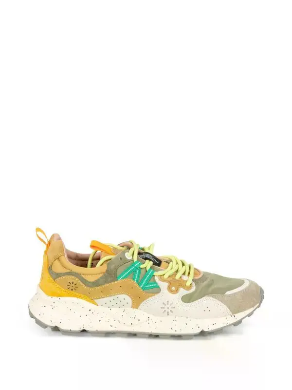 FLOWER MOUNTAIN Yamano 3 Applique Sneakers - Yellow