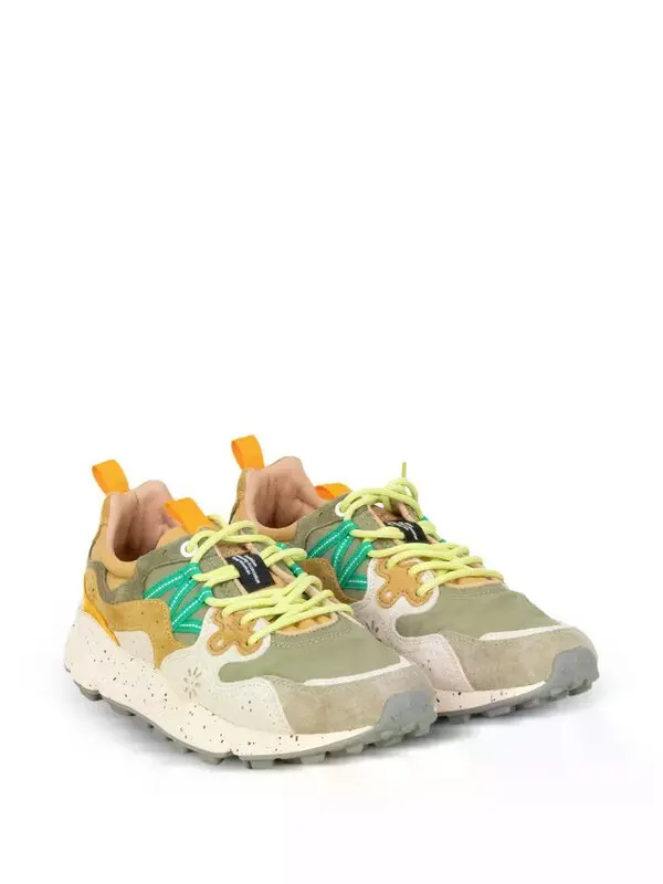 FLOWER MOUNTAIN Yamano 3 Applique Sneakers - Yellow