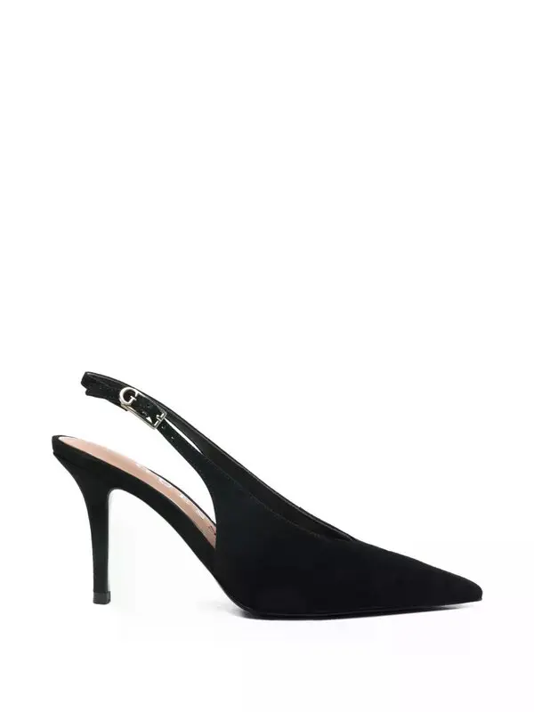 Guess Primo Suede Slingback Pumps - Black
