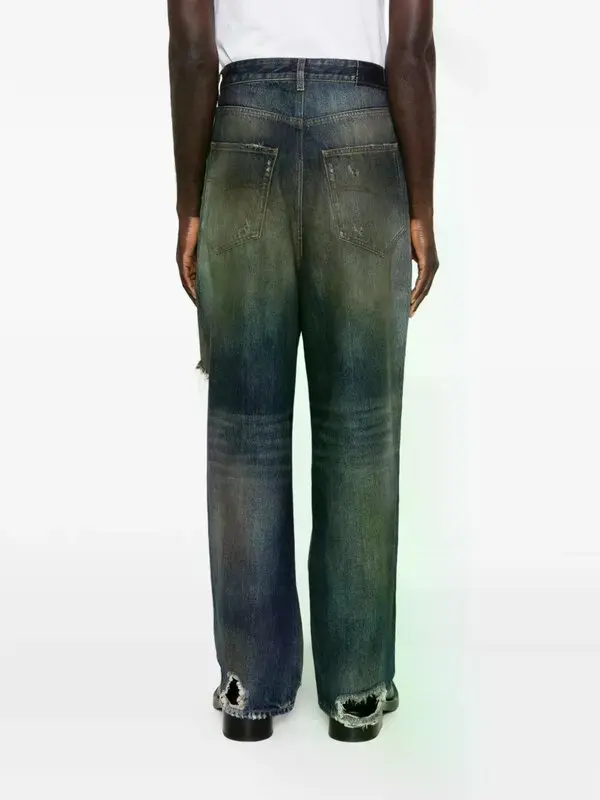 Vetements Distressed Ripped Jeans