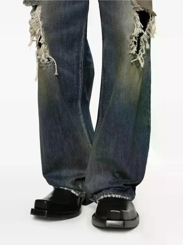Vetements Distressed Ripped Jeans