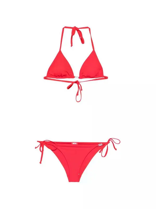 DIESEL Elettra-dnm Tie-side Bikini - Red