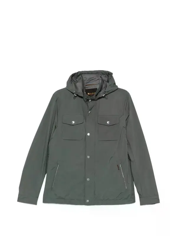 MOORER Hooded Pocket Jacket