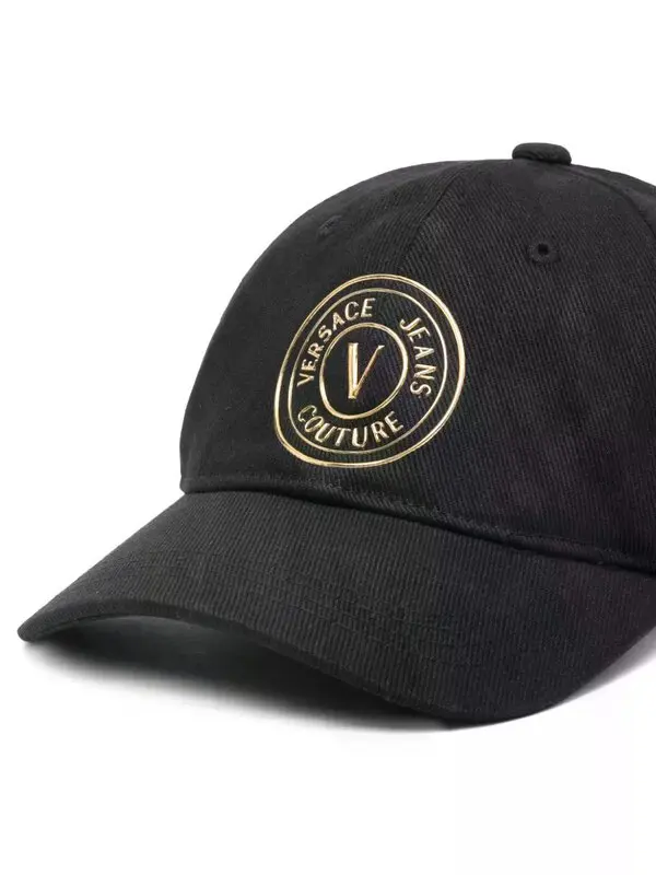 Versace Rubberized-logo Baseball Cap