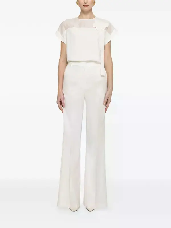 NISSA Bow Detail Blouse - White