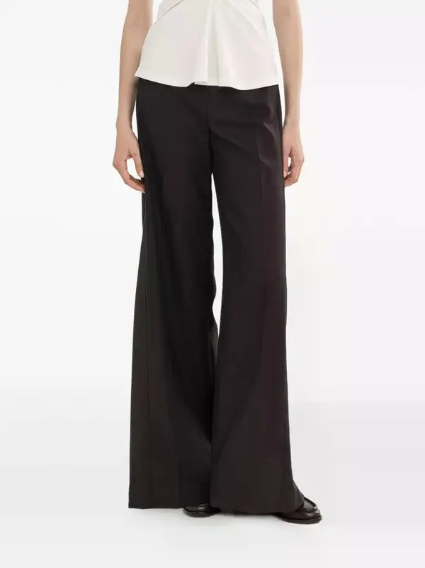 NISSA Wide-leg Linen Trousers