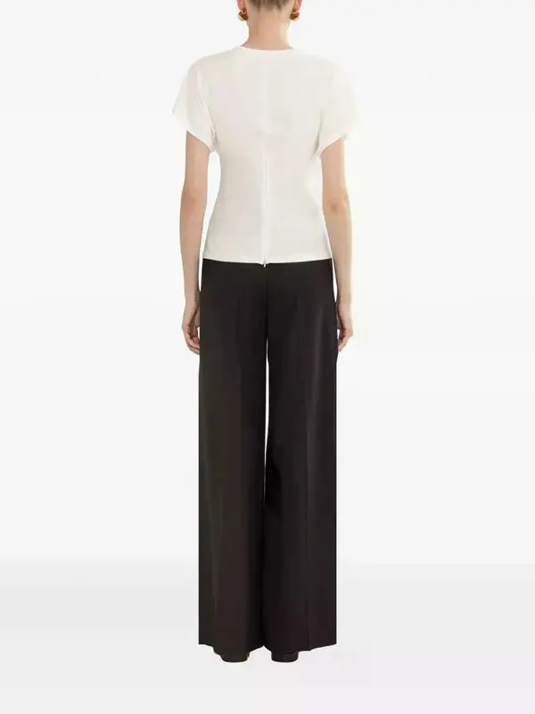 NISSA Wide-leg Linen Trousers