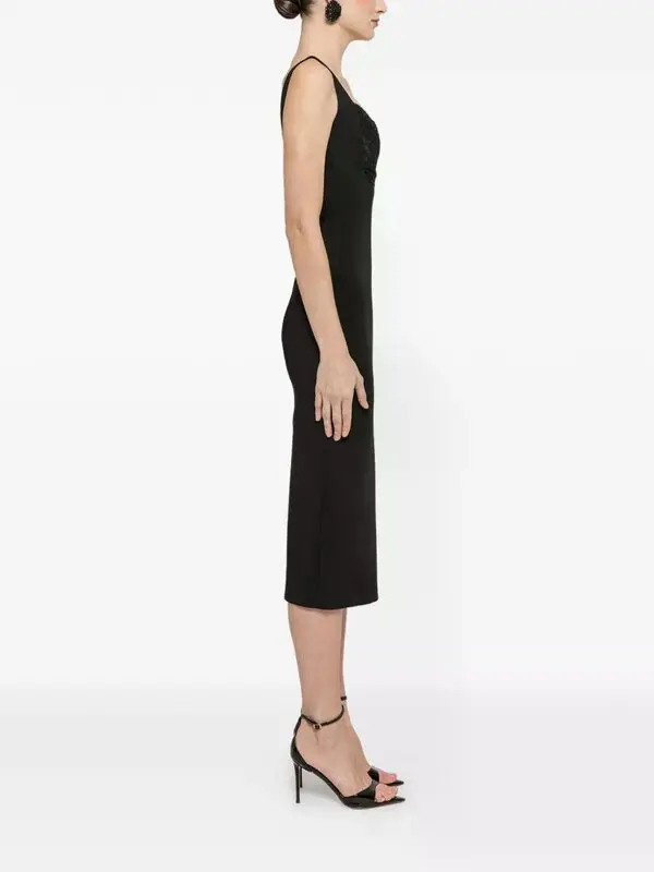 NISSA Lace Sequin Midi Dress