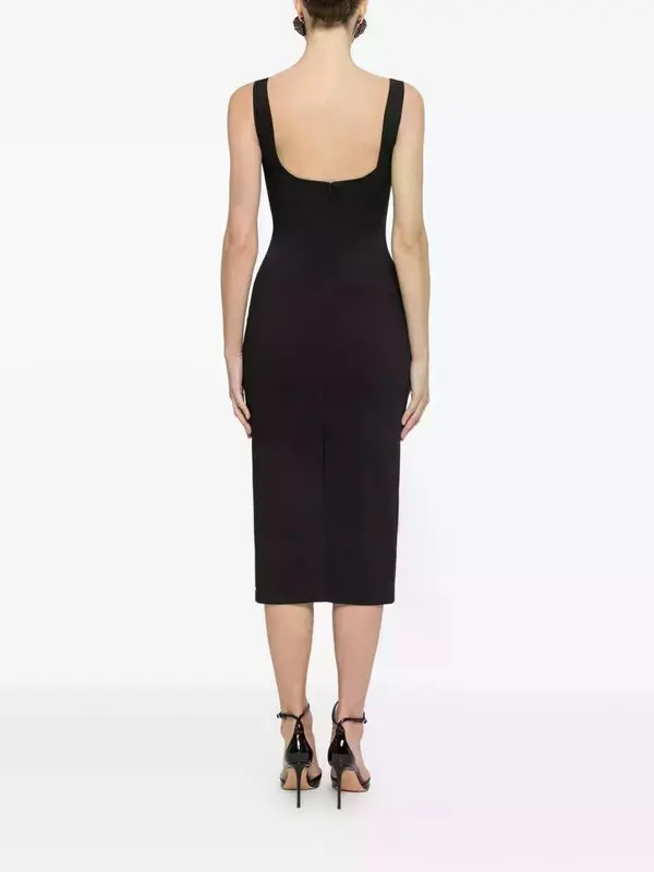 NISSA Lace Sequin Midi Dress