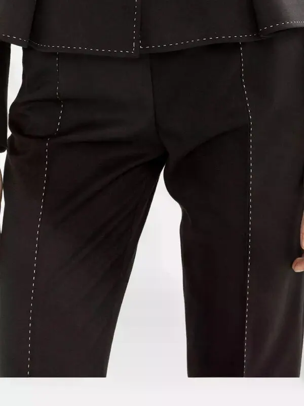 NISSA High-rise Trousers - Black