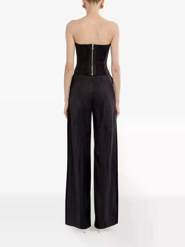 NISSA High-rise Pinstripe Trousers