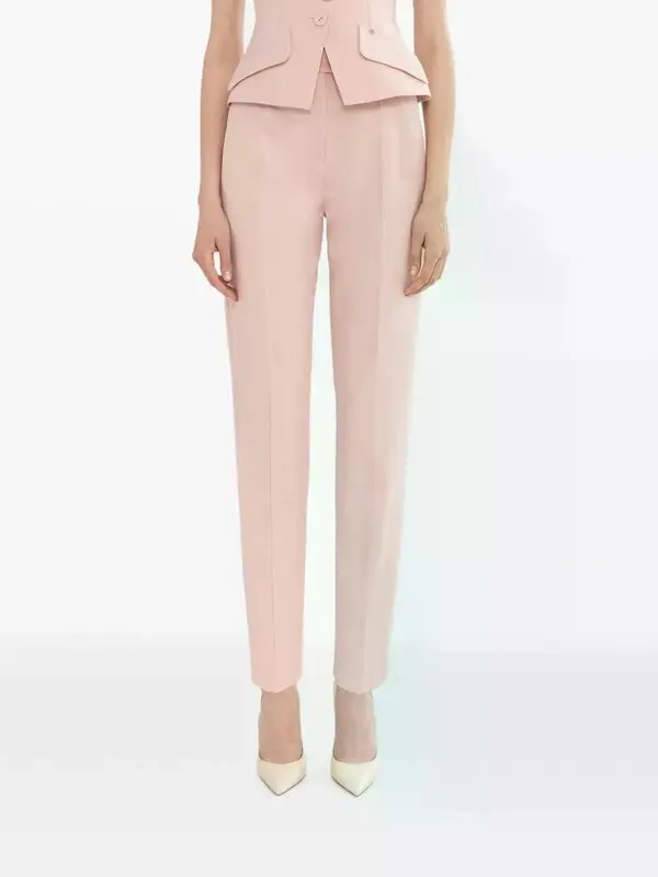 NISSA High-rise Straight Leg Trousers